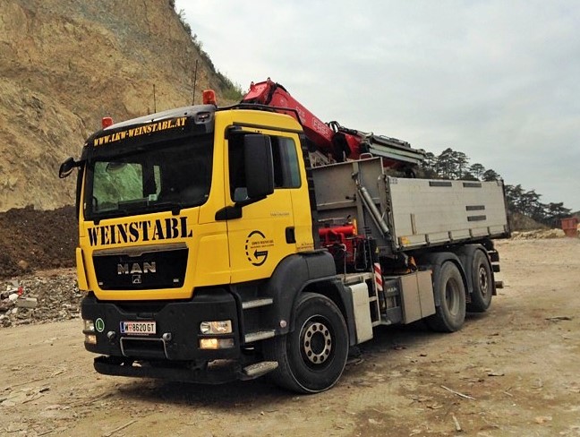 3 Achser LKW Weinstabl Baufahrzeuge